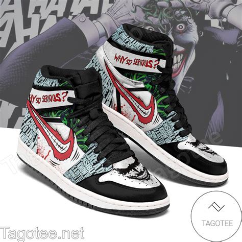 Nike Joker Why So Serious Air Jordan High Top Tagotee
