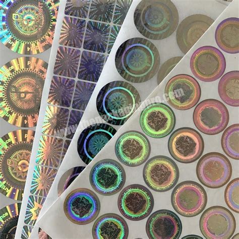 Custom Make 3d Effect Pass Id Card Overlay Hologram Sticker