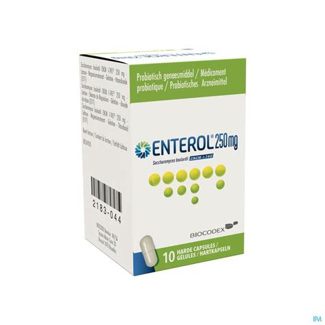Enterol Capsules 10 X 250 Mg Flore Intestinale Pharmacodel Votre