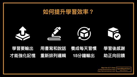 提升學習效率，高效學習的5個法則《最高學以致用》讀書實戰分享 Iammarkven 馬克凡創業成長筆記 生活ceo