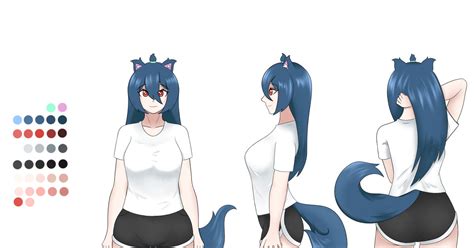 워익 자캐 전신 그림 정면 옆면 뒷면 워익のイラスト Pixiv