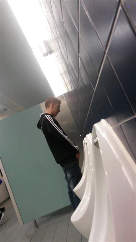 Urinal Toilet Spy Young Guy Piss