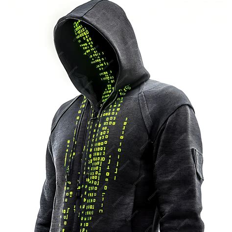 Premium Photo Hacker Hoodie Armor For Techies With Conductive Fabric