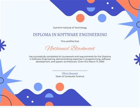 Free Editable Computer Diploma Certificate Template To Edit Online Free Editable Computer Diploma Certificate Template To Edit Online