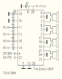Микросхемы УНЧ: TDA7384 аналог