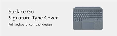 Microsoft Surface Go Signature Type Cover Ice Blue English Amazon Ca Electronics