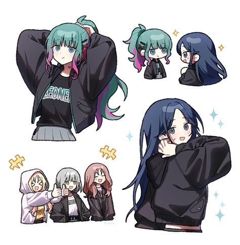 Hatsune Miku Tenma Saki Hoshino Ichika Mochizuki Honami Hinomori