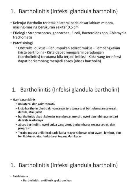 Bartholinitis Pdf