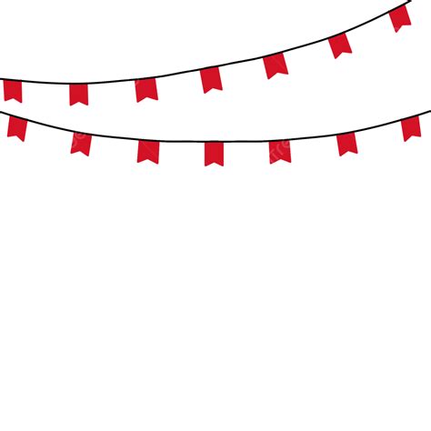 Indonesian Flag Banner Decoration Indonesian Flag Red And White