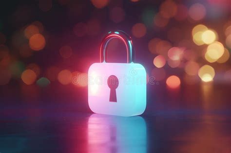 Lock And Data Storage Data Security Cybersecurity Cyber Defense