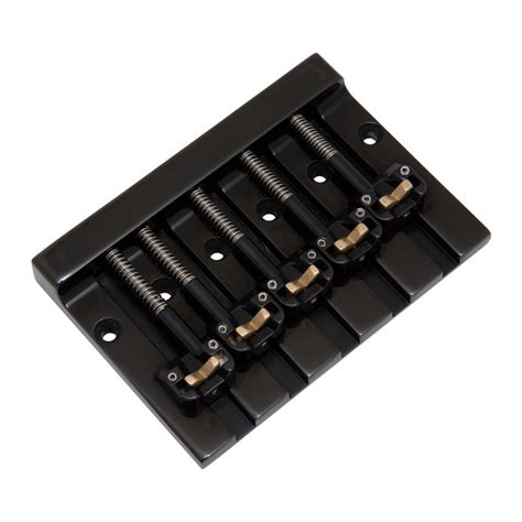 Hipshot Kickass 5 String Bass Bridge Fits Badass Black Glued To Music
