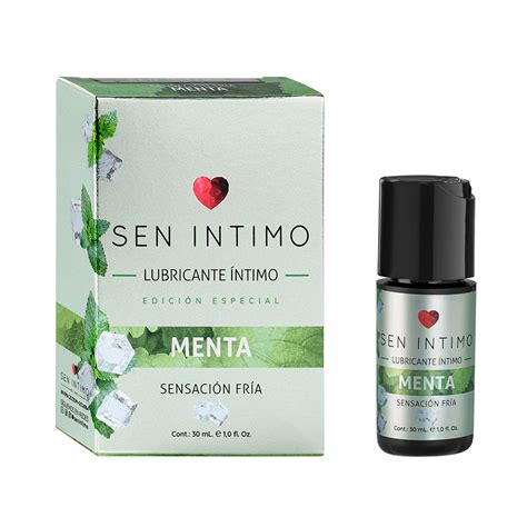 Lubricante Íntimo Menta 30 Ml Sensación Fría Sen Intimo Pasarela