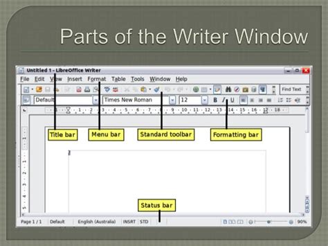 Libre Office Writer Lesson 1
