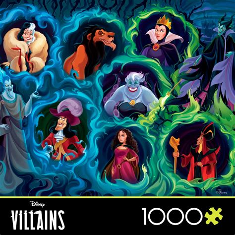 Disney Villains 1000 Piece Jigsaw Puzzle By Ceaco Puzzle Warehouse