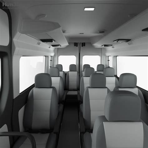 Hyundai H350 Passenger Van With Hq Interior 2018 3d Model Download