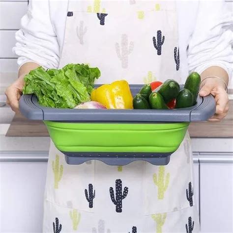 Basin Rectangular Silicone Food Strainers Basket For Home At Rs 190 Piece In Hyderabad
