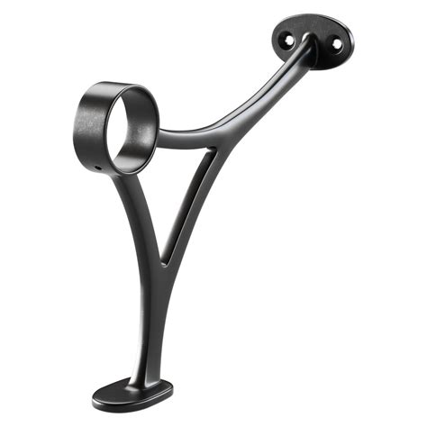 Polished Solid Brass Wall Mount Bar Bracket For Hanging Rail Image 5