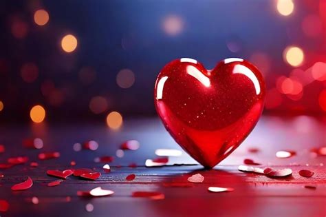 Premium Photo Red On Blur Background