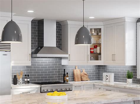Snow White Shaker Cabinets