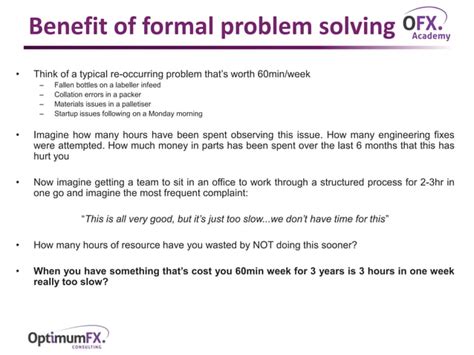 In Depth Problem Solving Tool Pptx