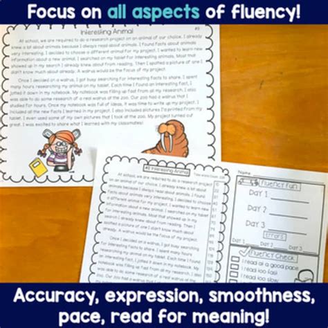 3rd Grade Bundle Timed Reading Fluency Passages With Comprehension