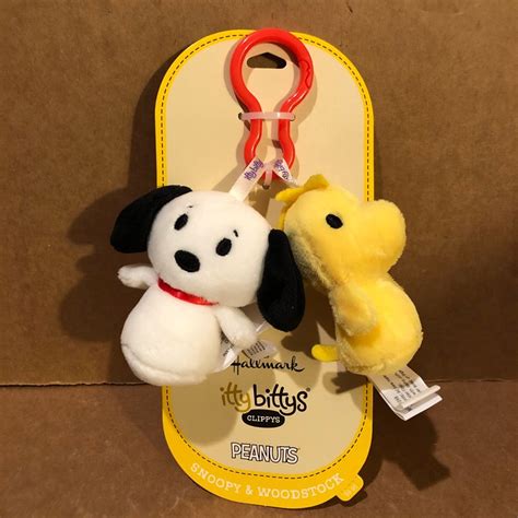 Hallmark Itty Bittys Peanuts Snoopy Woodstock Plush