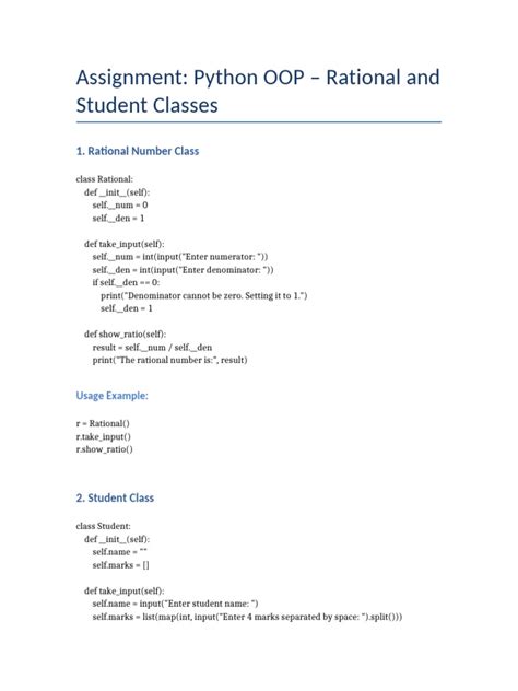 Python Oop Assignment Lab 4 Pdf