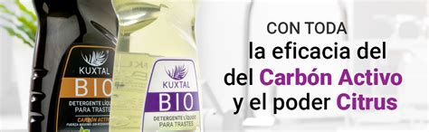 Kuxtal Detergente Para Trastes Detergente Para Trastes Carbón Activo