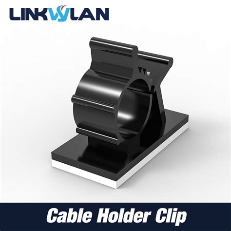 Adhesive Cable Mount Cable Holder Cable Fixing Clips For Network
