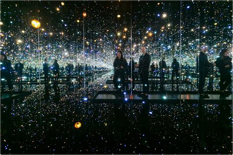 Infinity Mirror Rooms At The Broad Museum