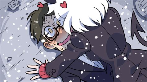 Kyo Hei Kyouhei Modeus Helltaker Helltaker 1boy 1girl Black