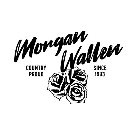 Morgan Wallen Country Strong Seit 1993 Grafik Svgpngeps Dateien