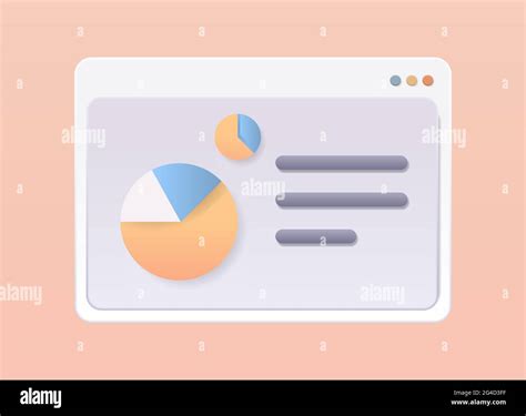 Web Browser Window With Statistical Data Financial Analysis Statistics