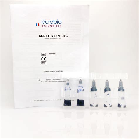 Trypan Blue 04 Single Dose Bottle Eurobio Scientific