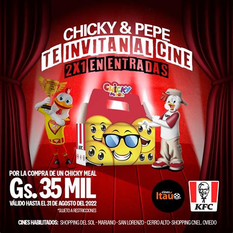Kfc ¡chicky Y Pepe Invitan A Los Más Pequeños Al Cine Facebook