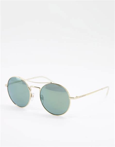 Emporio Armani Round Lens Sunglasses Asos