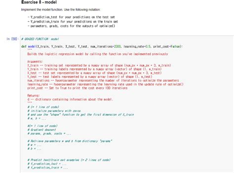 week 2 exercise 8 question help neural networks and deep learning