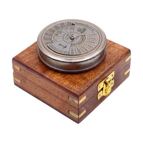 Personalised 100 Year Bronze 3 Inch Calendar Compass Dollond And Co