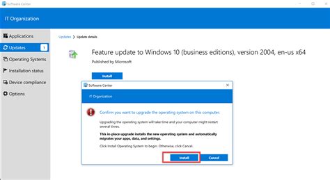 Deploy Feature Update Win10 2004 SCCM Configuration Manager ManishBangia