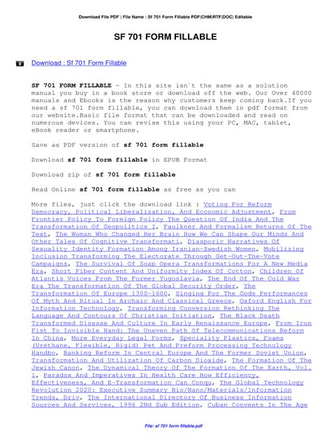 Fillable Online Welleyou Germanofence Sf 701 Form Fillable Sf 701 Form