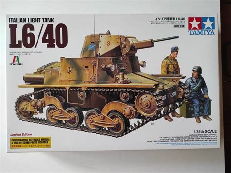 Bausatz Italian Light Tank L640 Limited Edition 135 Neu Und