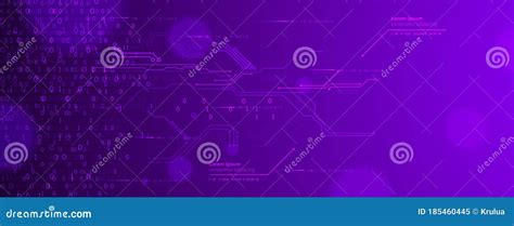 Technology Background Binary Computer Code Big Data Concept Vector