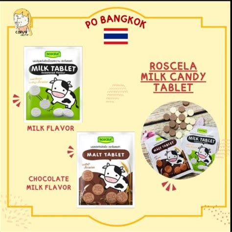 Jual Roscela Milk Candy Tablet Snack Bangkok Thailand Choco Malt Kab Tangerang Cihuy