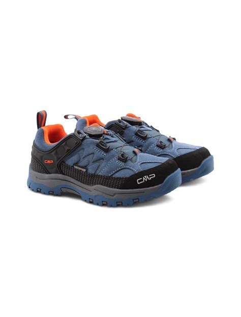 Cmp Kiruno Fitgo Low Wp Trekking Bimbo Blu Conte Scarpe E Moda