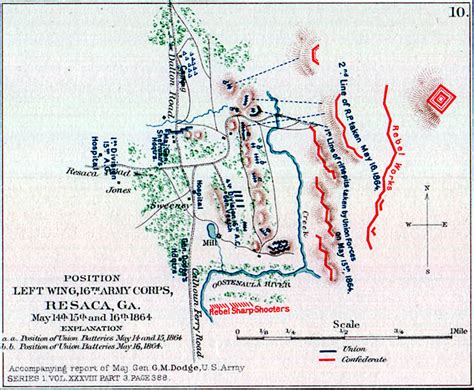 Resaca Civil War Atlas Maps Civil War Track