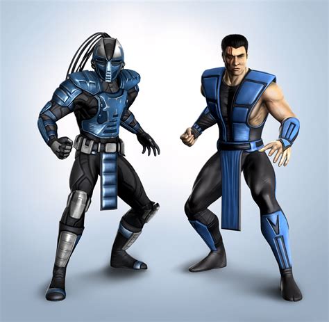 Mortal Kombat 9 Sub Zero Unmasked Skinmk3 Subzero