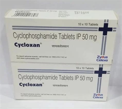Cyclophosphamide Tablet Cycloxan 50mg Tablet Zydus Cadila At ₹ 100