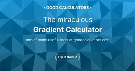 Gradient Calculator Good Calculators