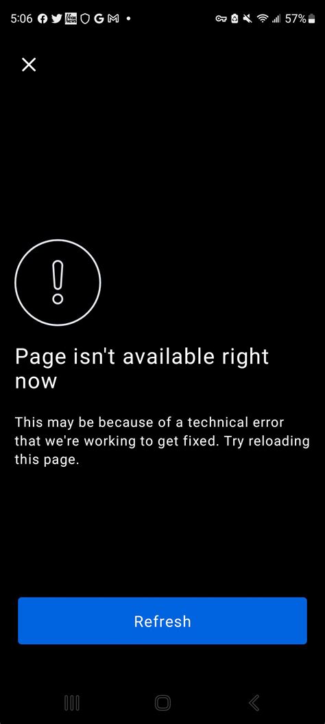 Anybody Have This Error On Insta Rn Im On Android And Its A 500
