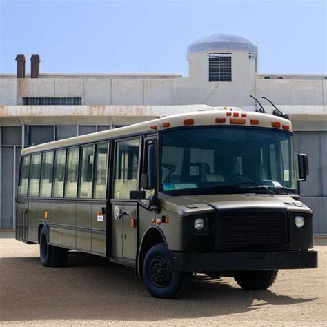Fortress On Wheels High Security Prison Transport Bus